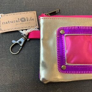 NATURAL LIFE | Bags | Natural Life Small Purse Gold Embroidered | Poshmark
